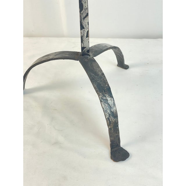 Mid Century Spanish Twisted and Hammered Wrought Iron Sword Fireplace ...
