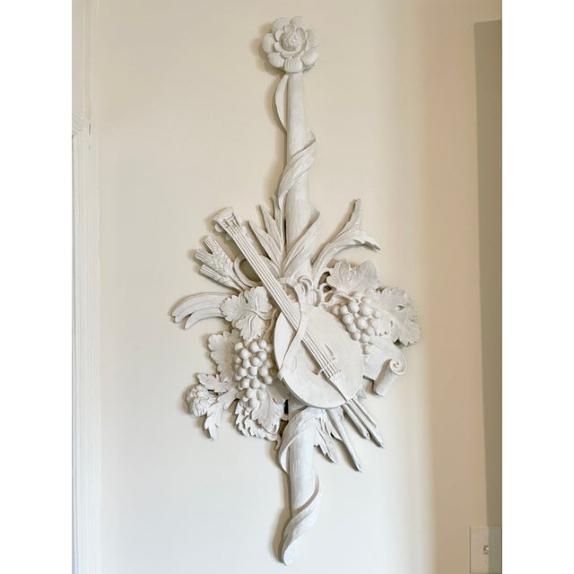 French Louis XV Style Plaster Wall Decor | Chairish