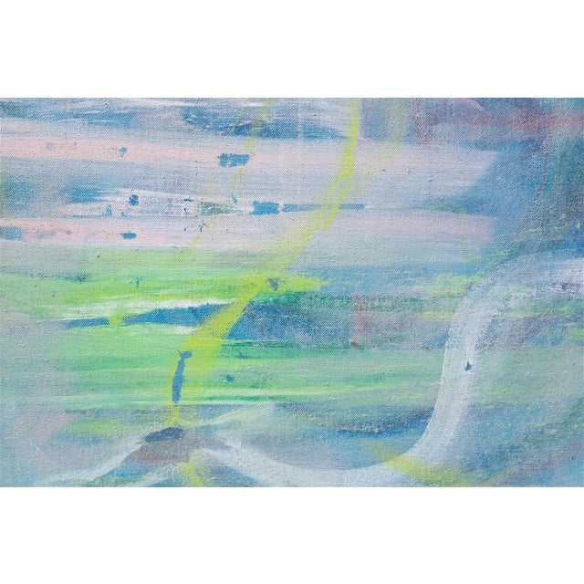 1990s James Canavan Large Modern Abstract Oil Painting on Canvas | Chairish