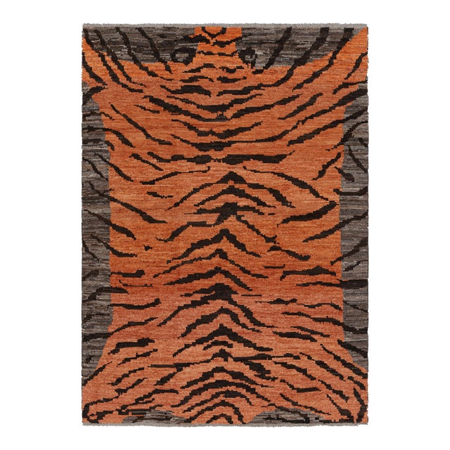 tiger skin print rug