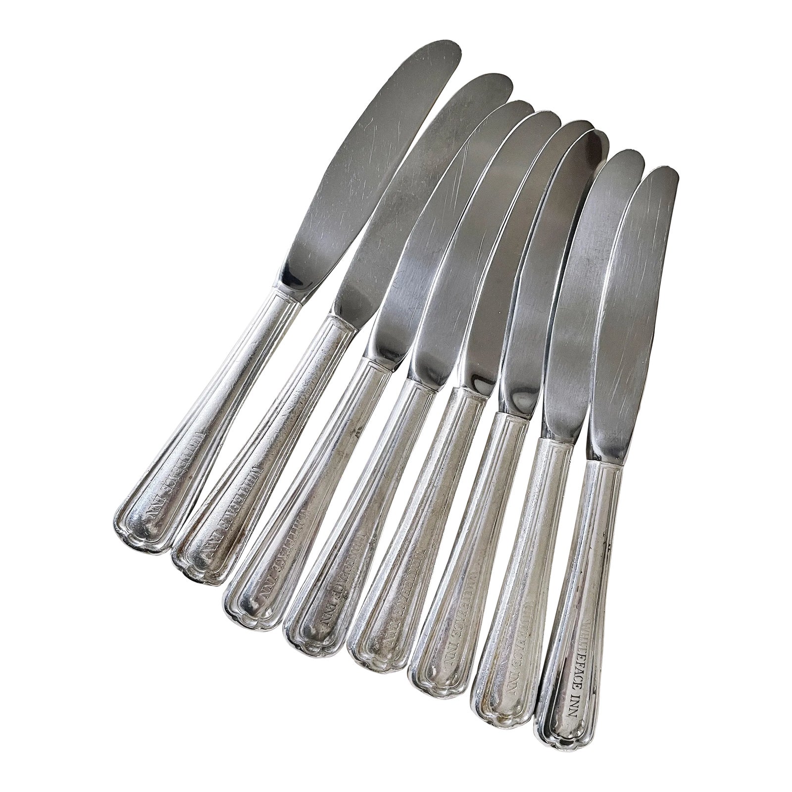 1920s Set of 8 Silver Plated Butter Knives From Whiteface Inn on Lake ...