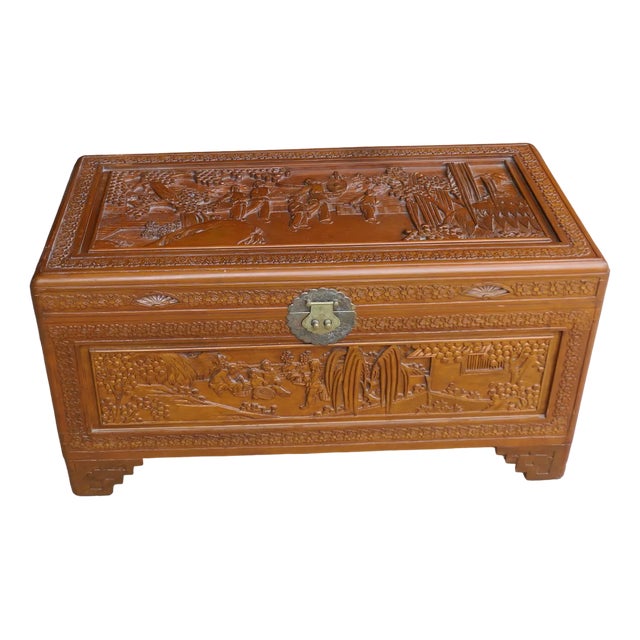 Camphor wood chest for sale store