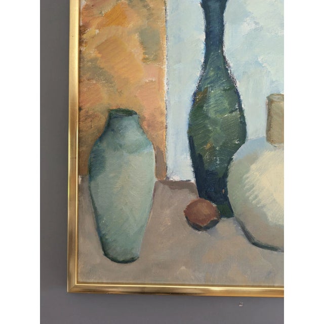 1959 Mid-Century Modern "Vases & Jugs" Vintage Original Still Life Oil ...