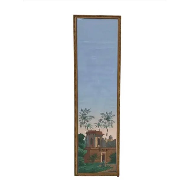 Pair of Framed Zubar Wallpaper Panels | Chairish