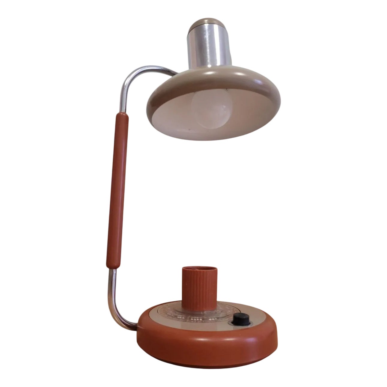 Soviet Table Lamp with Calendar and Pen Holder, 1970s | Chairish
