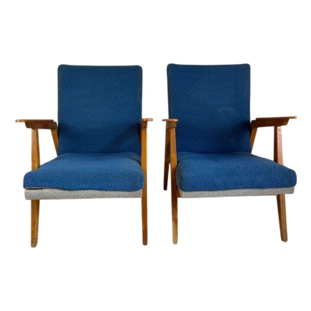 Vintage Danish Lounge Chairs Denmark 1960s, Set of x | Chairish