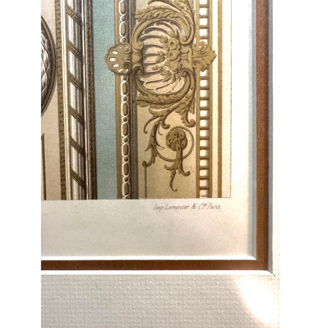 Antique French Rendering of Rococo Painted Boudoir Ceiling, Paris ...