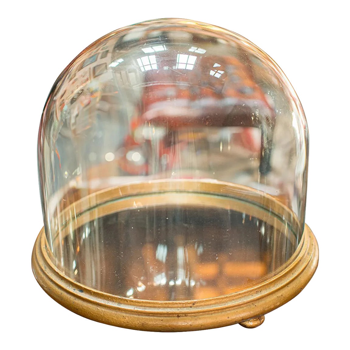 1880's Antique Victorian English Mirrored Display Dome | Chairish