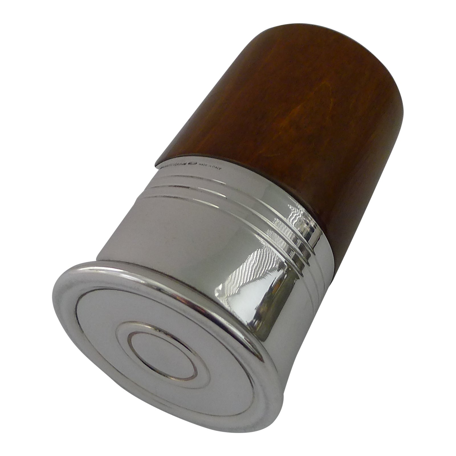 Vintage Italian "Shotgun Cartridge" Desk / Pen Pot Sterling Silver ...
