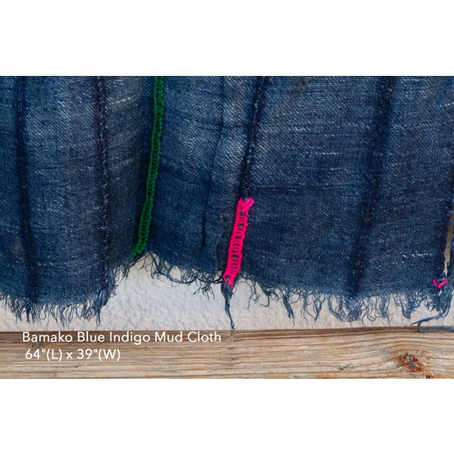 Djenne Indigo Mud Cloth | Chairish