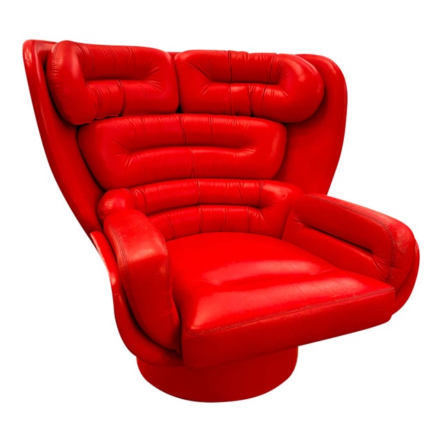 Mid 20th Century Joe Colombo Elda Chair | Chairish