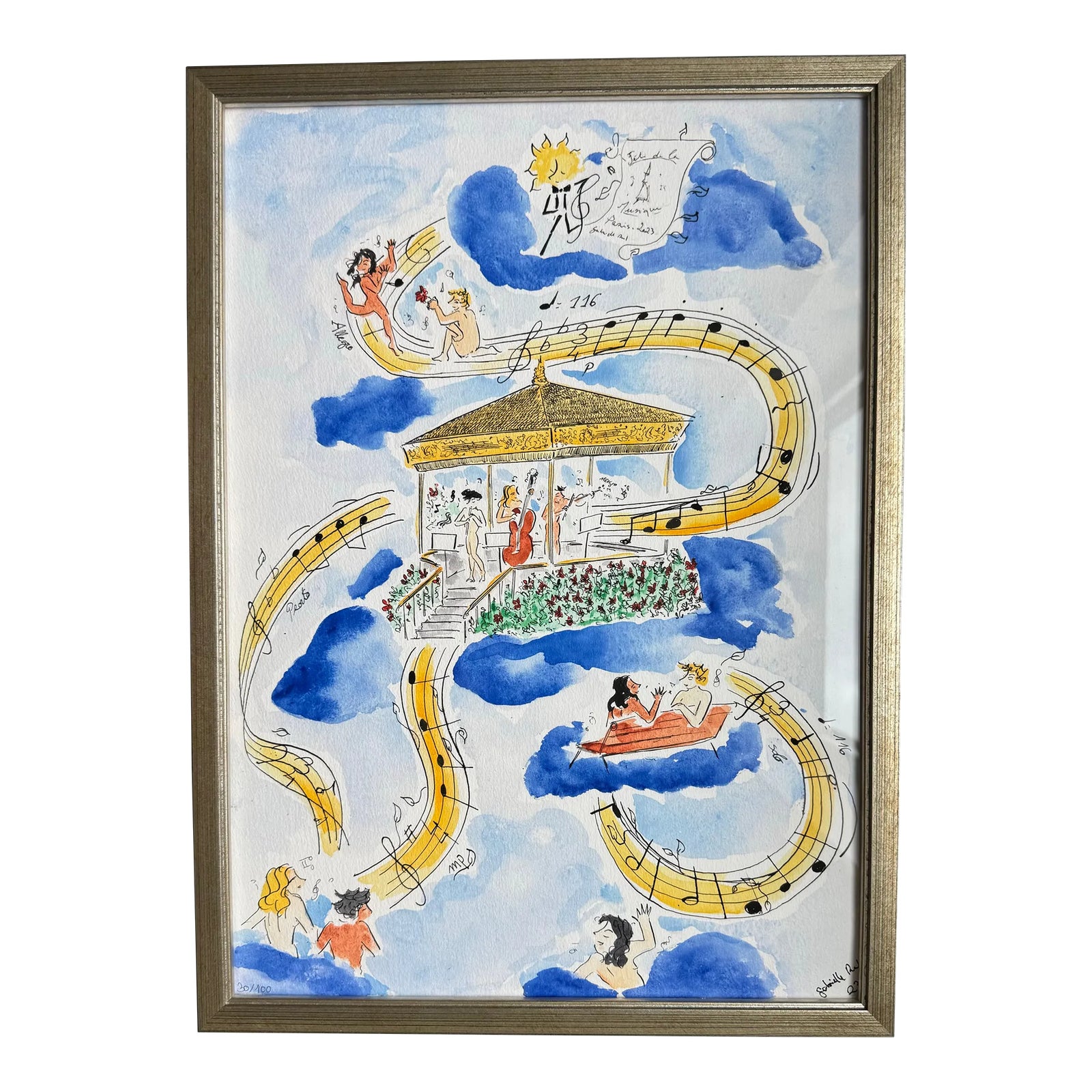 2023 French Gabrielle Rul Signed Closed Edition Fine Art Print, Framed ...