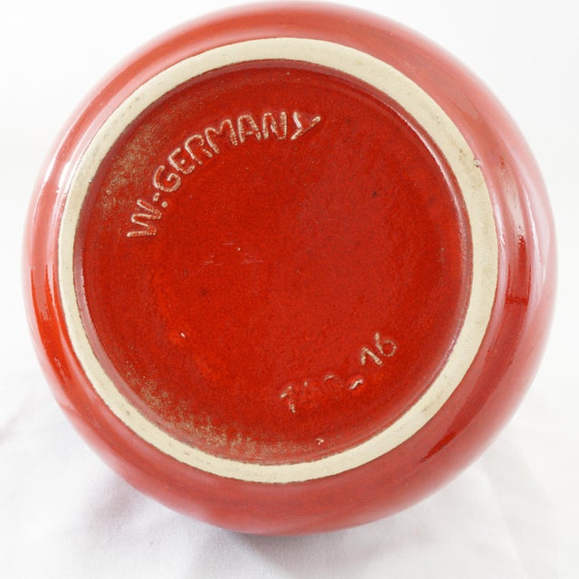 MCM West German Bay Keramik Ceramic Pitcher and Stand Set 1960's | Chairish