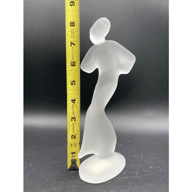 1930s Frosted Art Deco Dancing Lady Figurine | Chairish