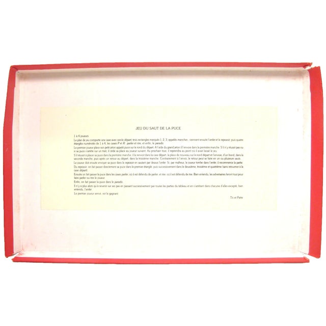 Vintage French Game Board & Box | Chairish