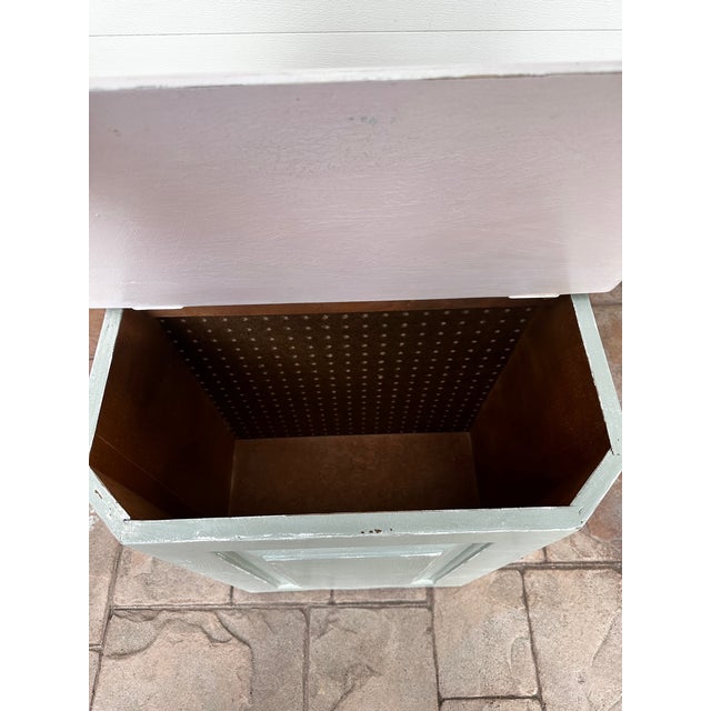 Vintage Handmade Farmhouse Wooden Hamper | Chairish