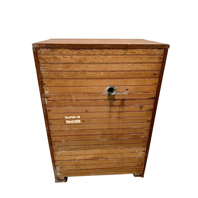 1930s Antique Ice Box Three Storage Cabinets Two Racks Caster Wheels ...
