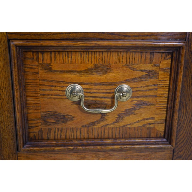 Oak 3 Drawer Small Sideboard or Huntboard | Chairish