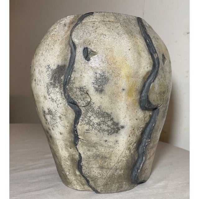 Exquisite Antique d.j. Handmade Perpetual Man Face Figural Pottery Vase ...