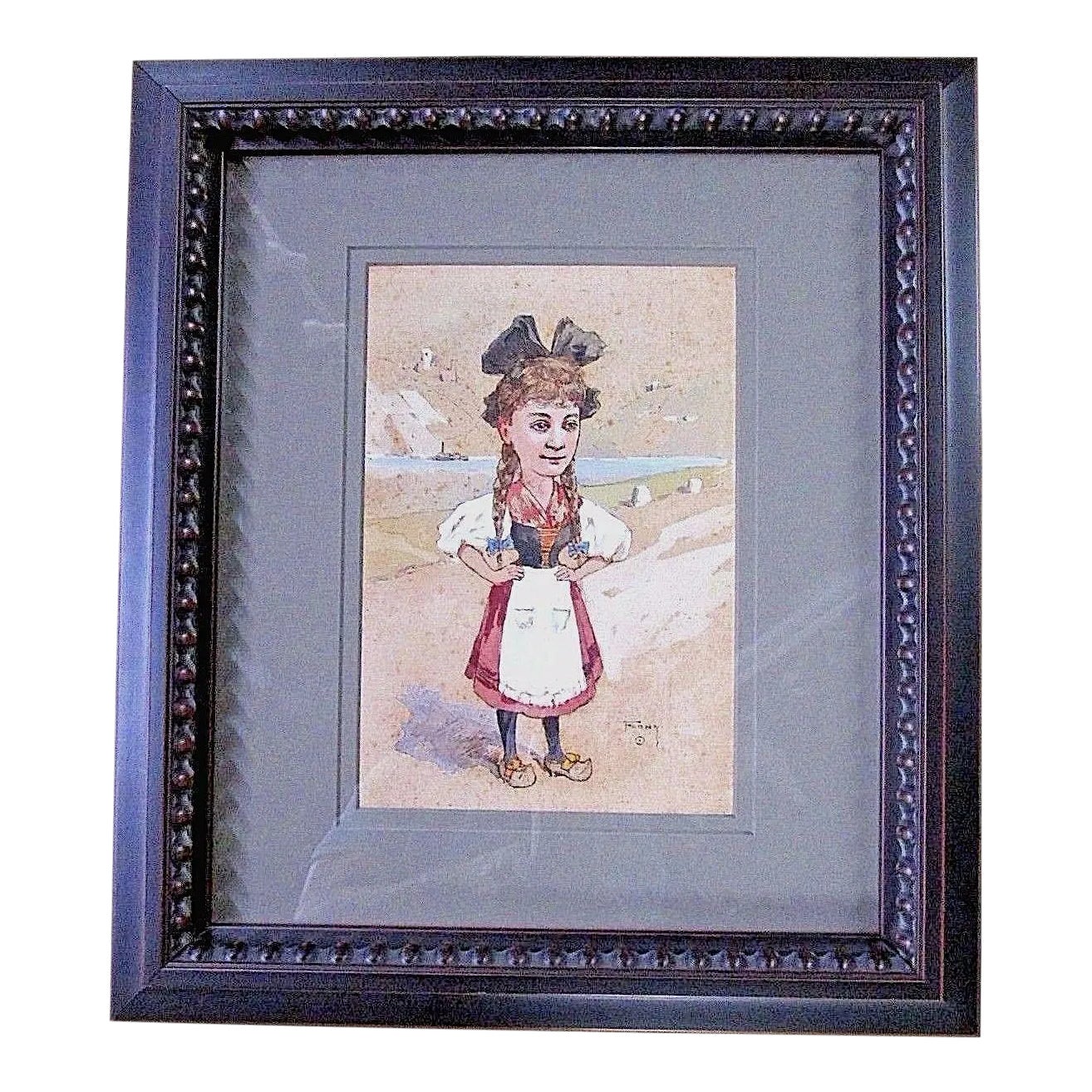 Original Signed Antique Painting-Famed Ohio Artist Henry Farny (1847 ...