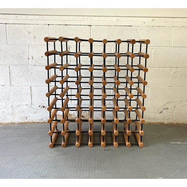 Vintage Wooden Modular Wine Rack | Chairish