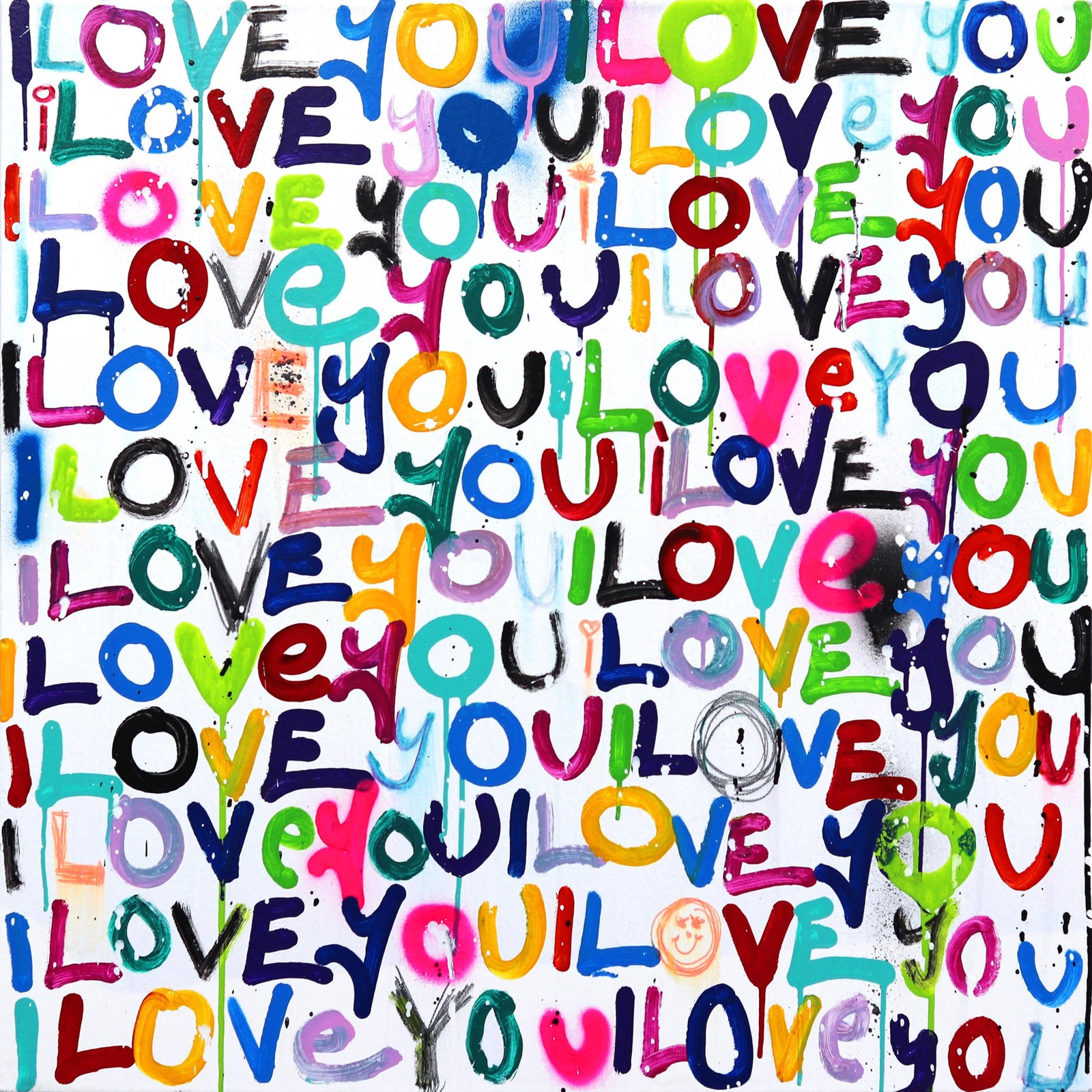 Graffiti Painting Urban Playful Street Art Colorful "Write in a ...