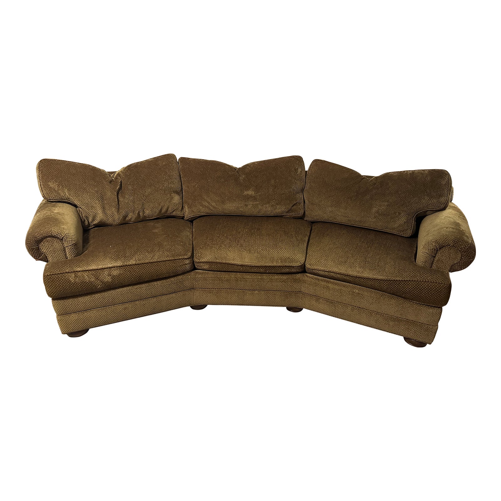 Classics by Luxe Home Interior Angled Sofa | Chairish