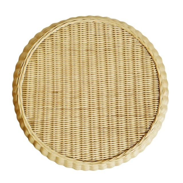 Raw Wicker Pod Coffee Table | Chairish