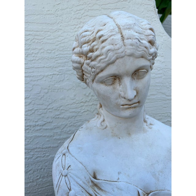 Vintage Bust of Classical Greek Female Figure. | Chairish