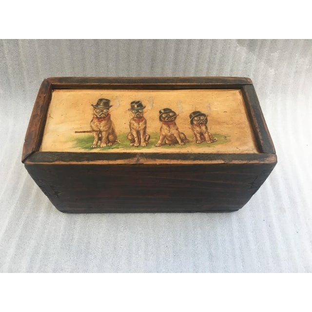Antique Wooden Mystery Box Chairish