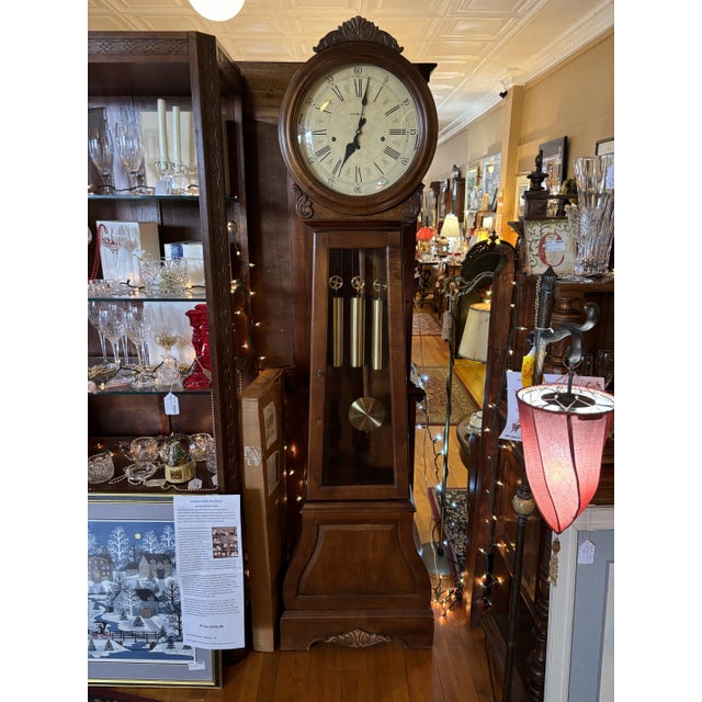1970s Howard Miller La Rochelle Grandfather Clock Model 610-900 | Chairish