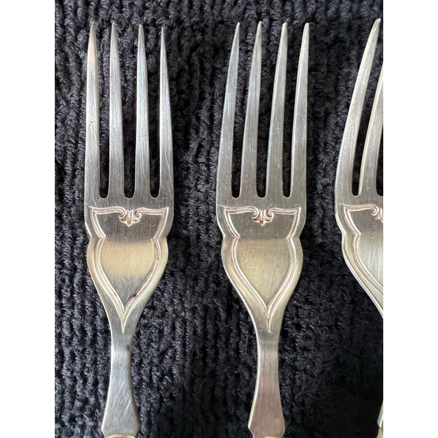 Antique English Sheffield Fish Knife and Fork Set- 12 Pieces | Chairish