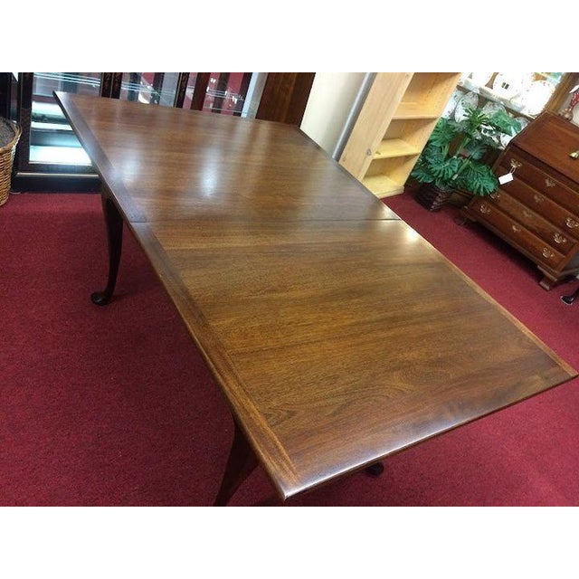Preowned Dining Table, or Library Table, Solid Cherry Wood, One Leaf ...