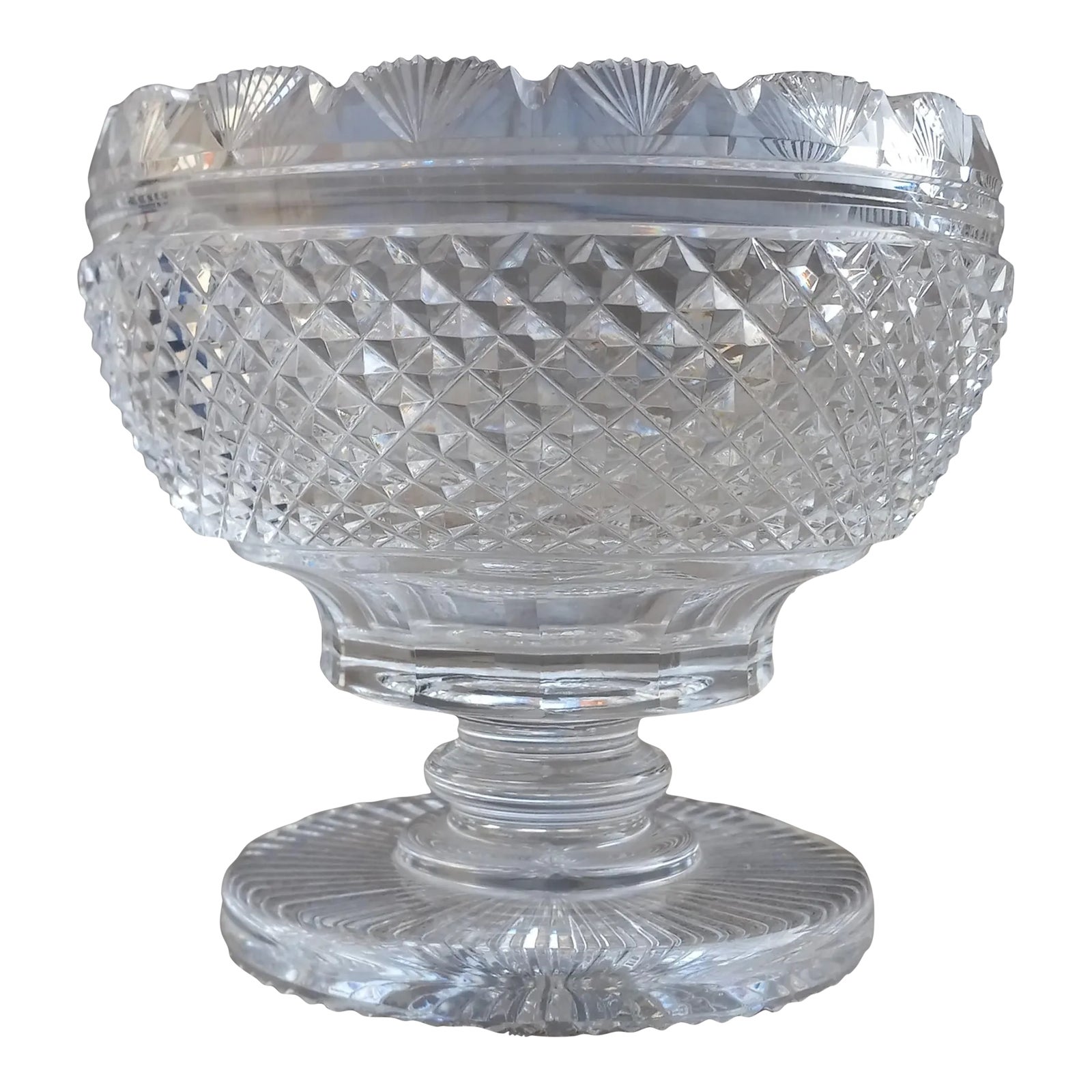 1990s Waterford Crystal Master Cutter Footed Fruit Bowl, Prestige ...