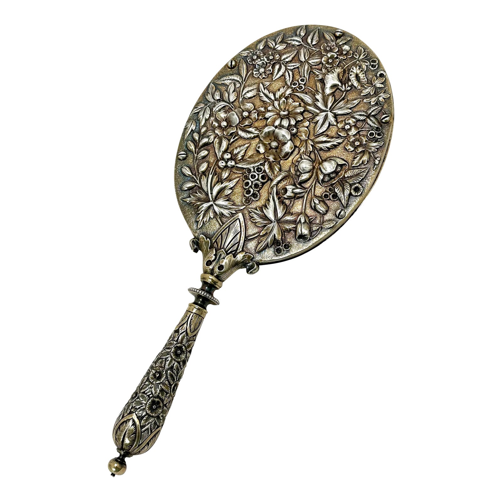 Finest Quality & Detailed Antique Heavy Sterling Silver Ladies Vanity ...