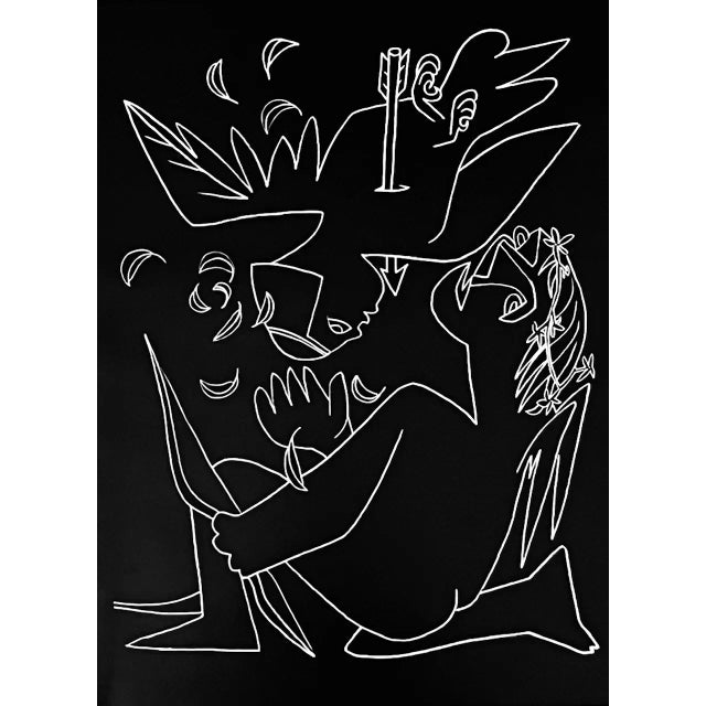 1975 Francoise Gilot Lithograph Wounding Arrow | Chairish