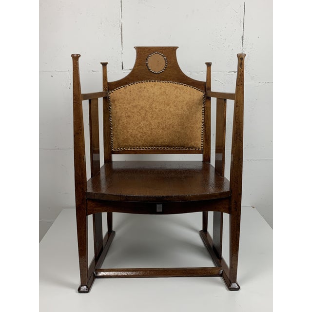 Arts and Crafts William Birch Chair by Eg Punnett for Liberty & Co ...