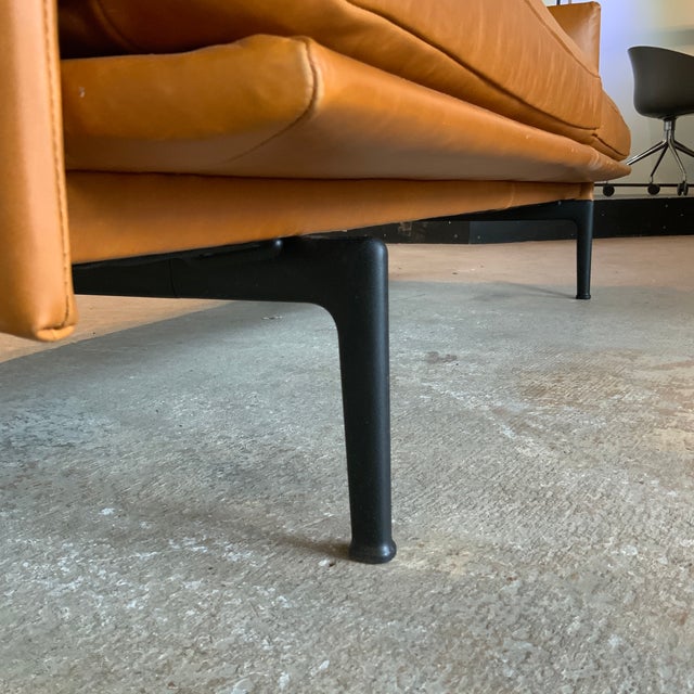 Muuto Outline Sofa in Cognac Leather Designed by Anderson & Voll | Chairish