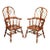 Vintage Leopold Stickley Cherry Windsor Armchairs - A Pair | Chairish