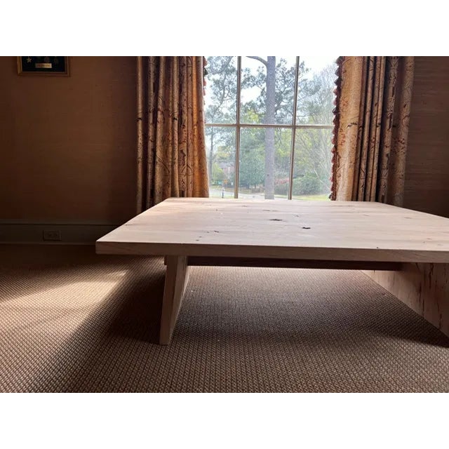 Modern White Oak Handmade Center/Coffee Table by Fortunata Design ...