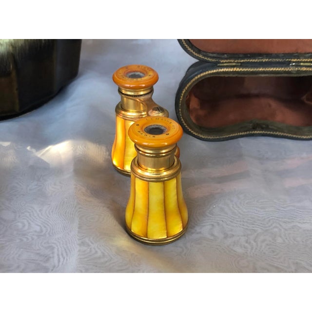 Antique Mother of Pearl French Opera Glasses | Chairish