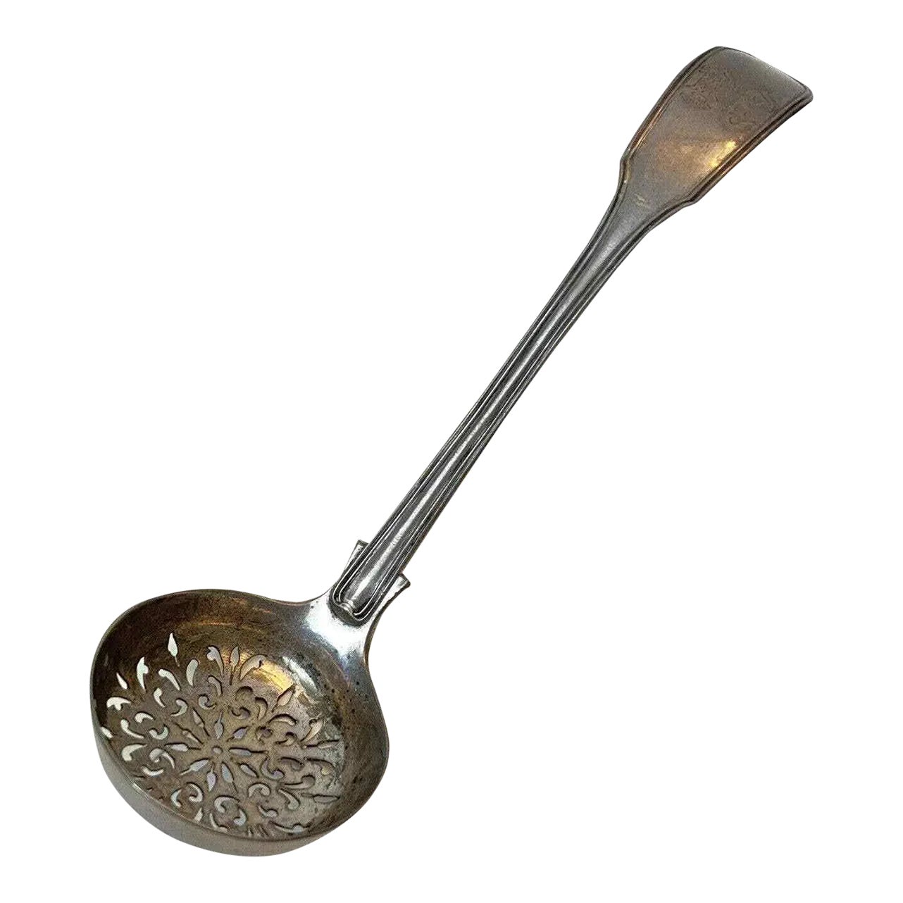 Victorian Sugar Sifter Sterling Silver 1871 Antique Hyam Hyams Marshall ...