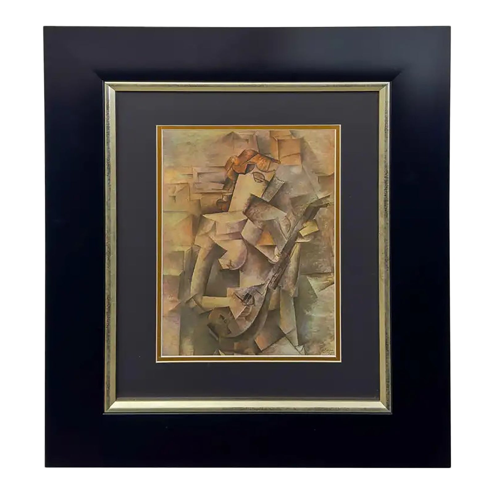 Pablo Picasso Girl With a Mandolin (Fanny Tellier) Color Plate ...