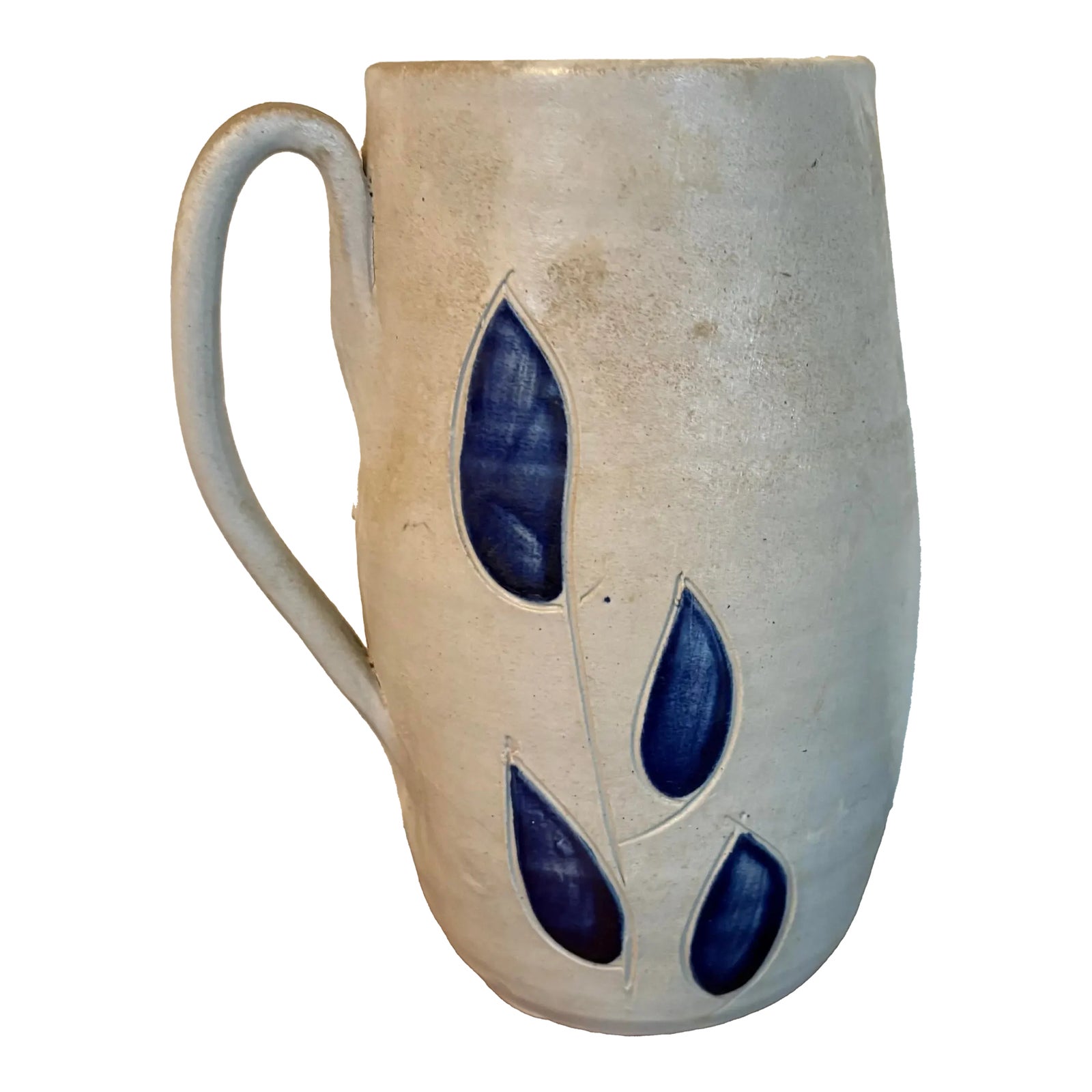 Late 20th Century Williamsburg Virginia Pottery Milk Jug Natural Stone ...