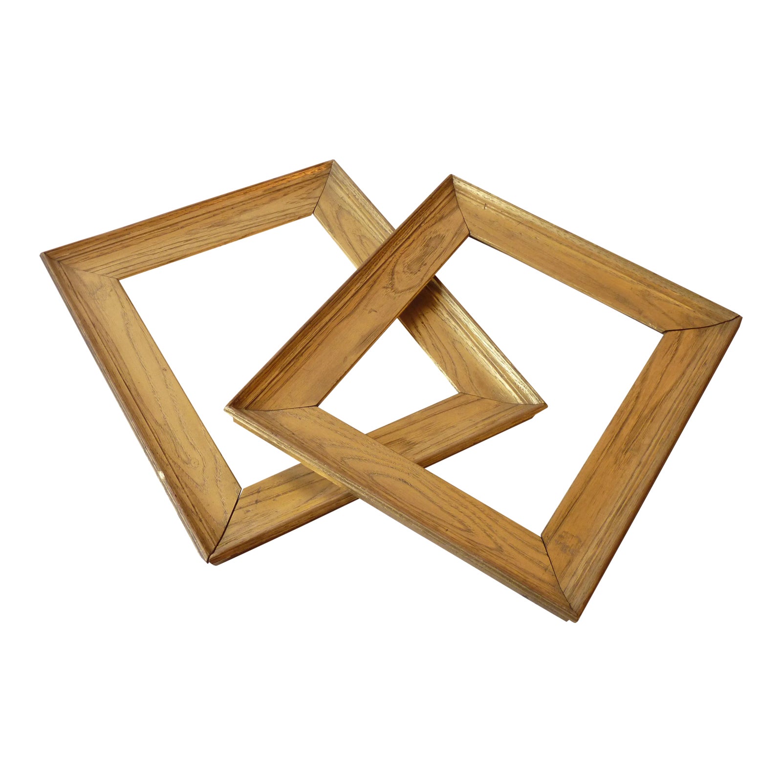 Golden Chestnut Frames- A Pair | Chairish