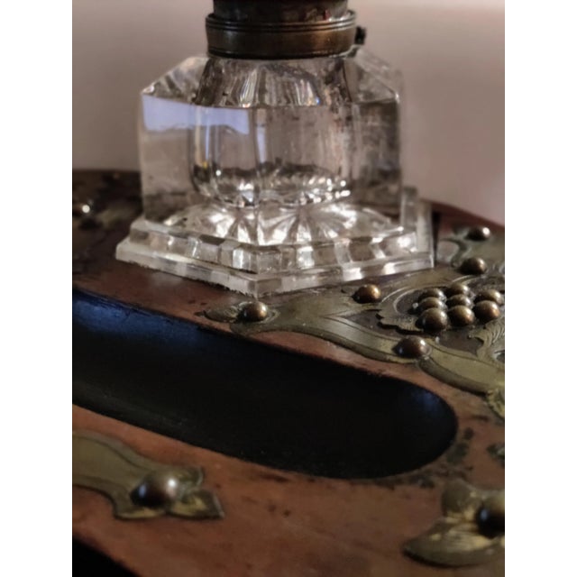 Antique English Victorian Inkstand Circa 1910 | Chairish