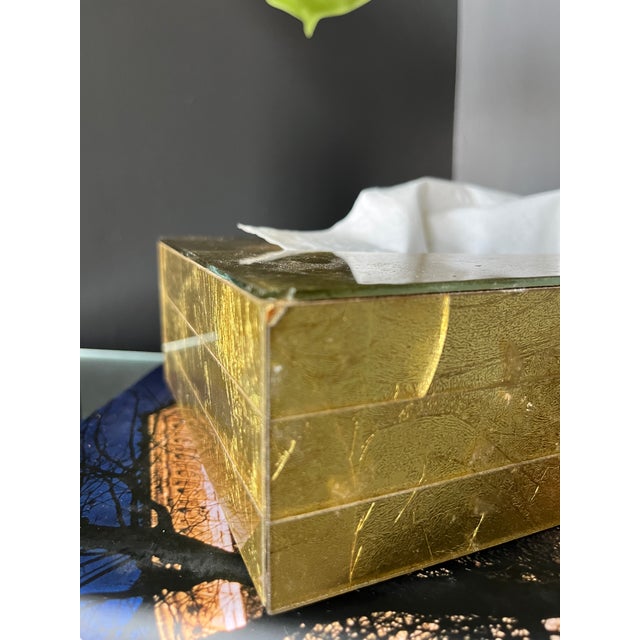 Early 20th Century Hollywood Regency Tissue Box | Chairish