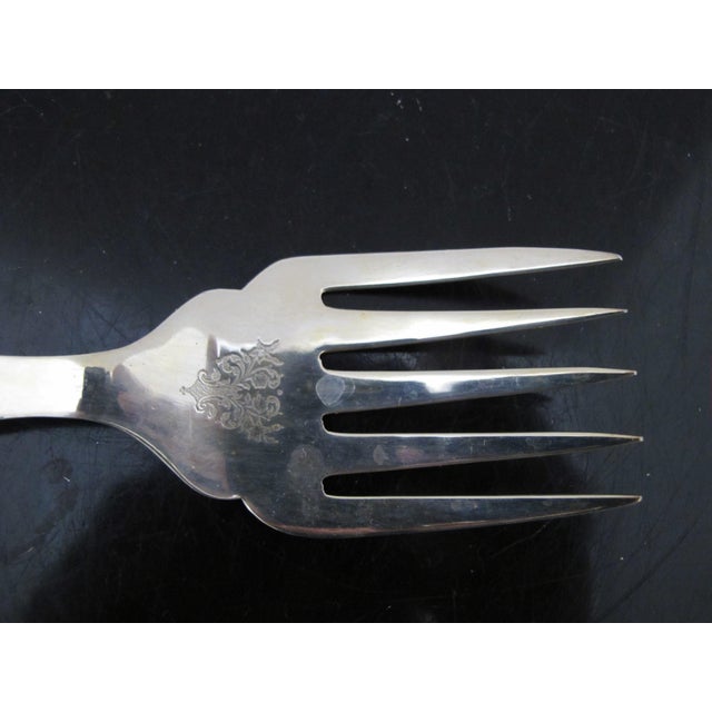 Victorian Antique Epns Silverplate Celluloid Fish Serving Knife & Fork ...