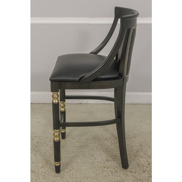 Set of 4 Regency Bar Height Counter Chairs | Chairish