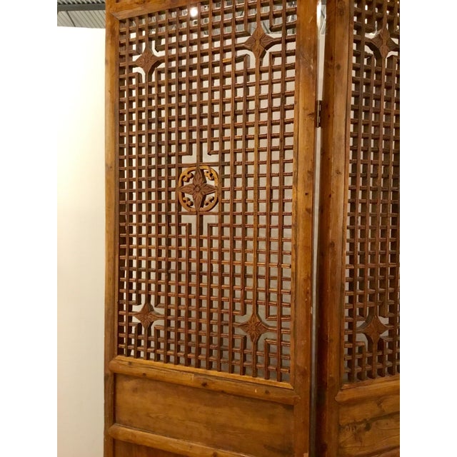 Antique Asian Large Carved Oak Panels Pair | Chairish